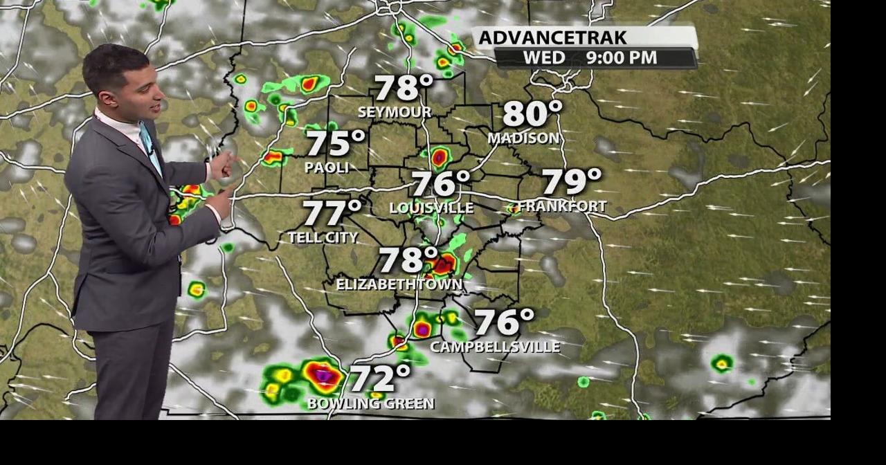WDRB Meteorologist Bryce Jones' Louisville weather forecast for ...
