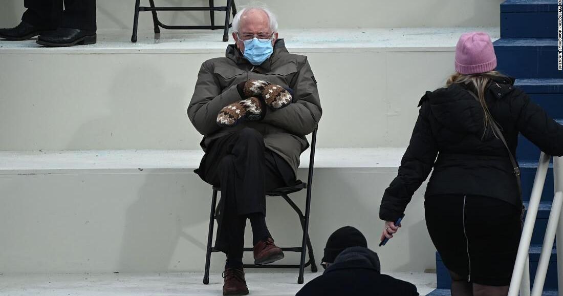 Bernie Sanders debuts viral Inauguration Day ‘chairman’ sweater for ...