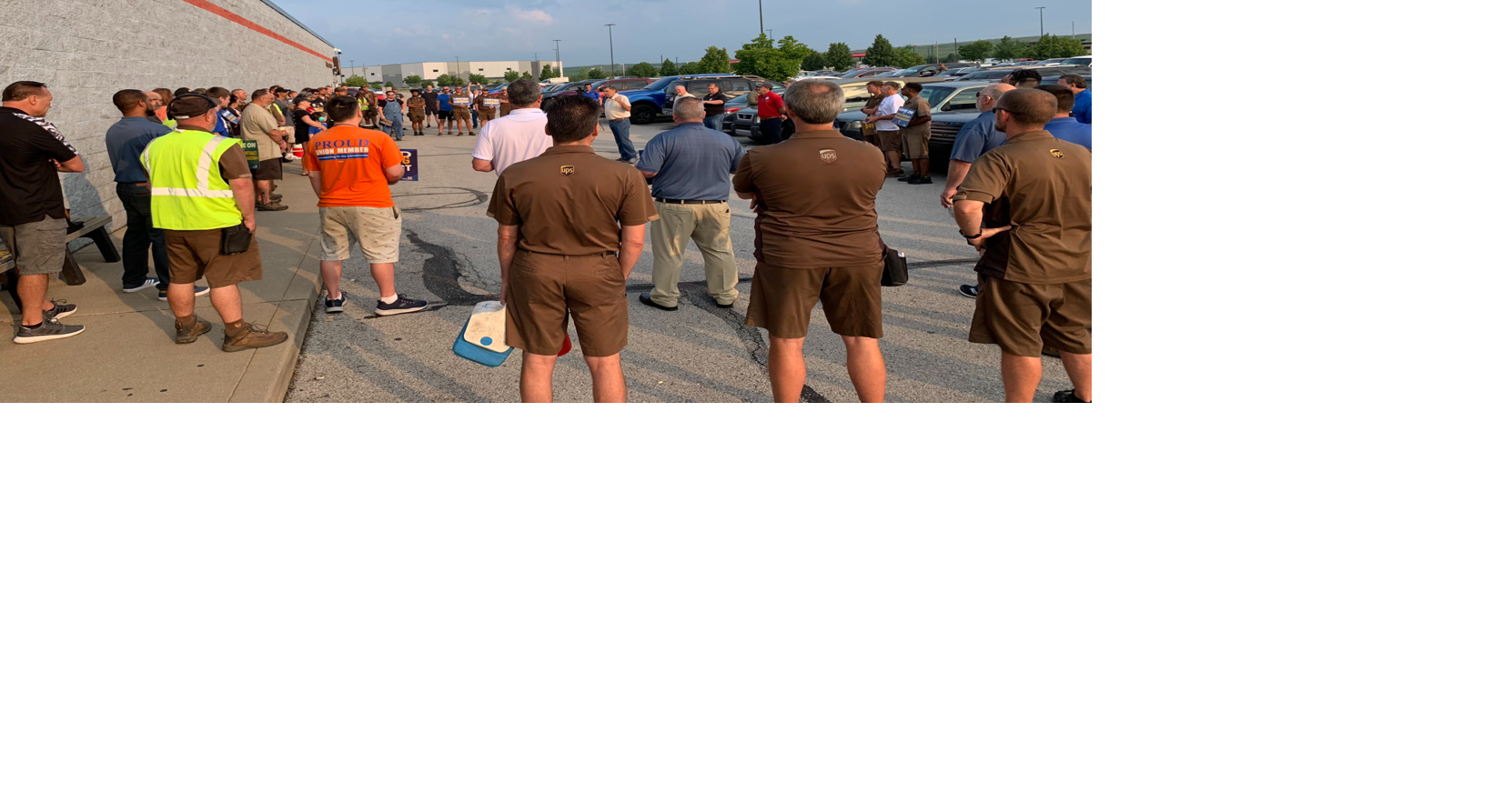 UPS employees rally in Louisville Tuesday ahead of Aug. 1 strike ...