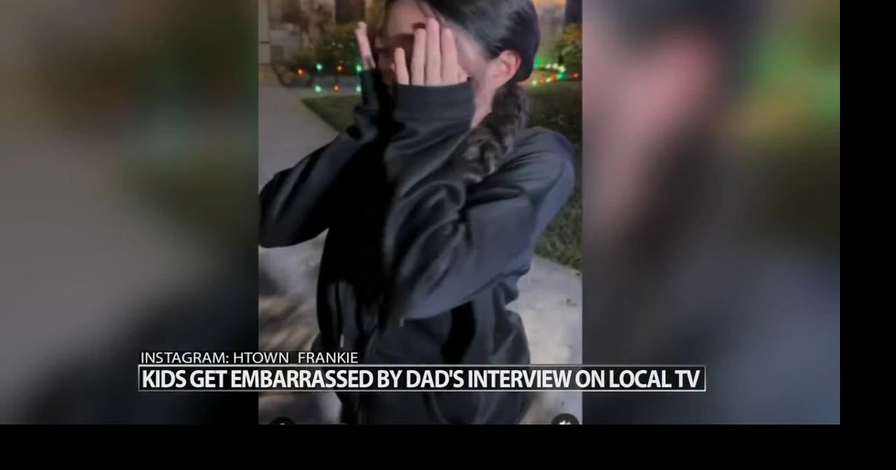 Kid gets embarrassed by dad's interview on local TV | | wdrb.com