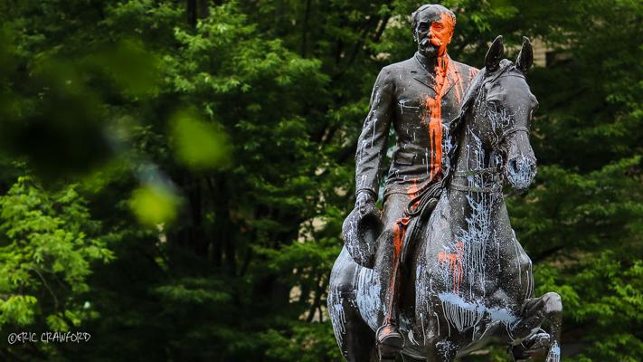 3 years after its removal, Castleman statue's future in Cherokee ...