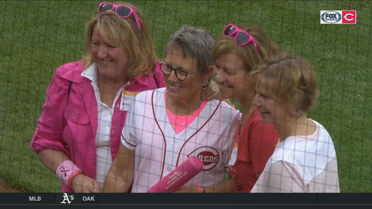 Woman makes history as Cincinnati Reds' first bat girl | Sports | wdrb.com