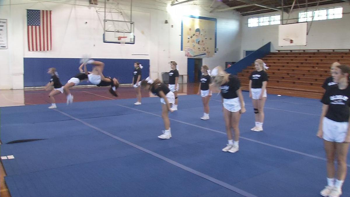 IMAGES | Candyce Clifft joins Oldham County cheer squad as it preps for ...