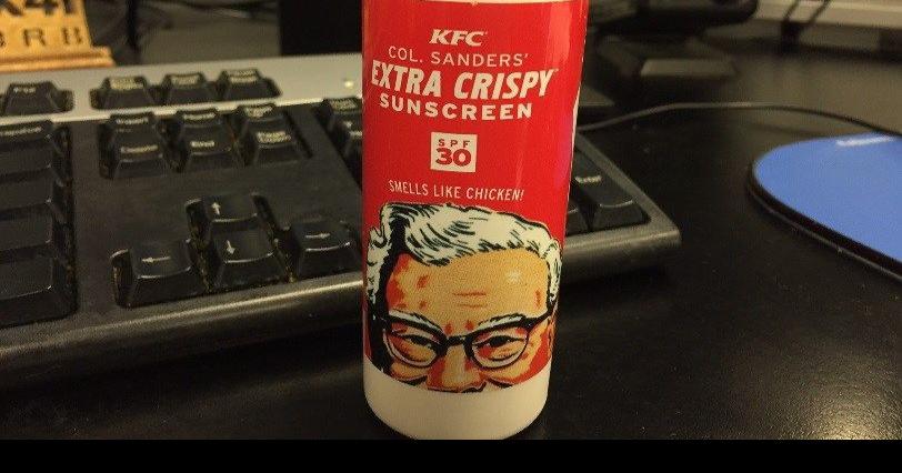 KFC creates buzz with fried chicken scented sunscreen | News from WDRB ...