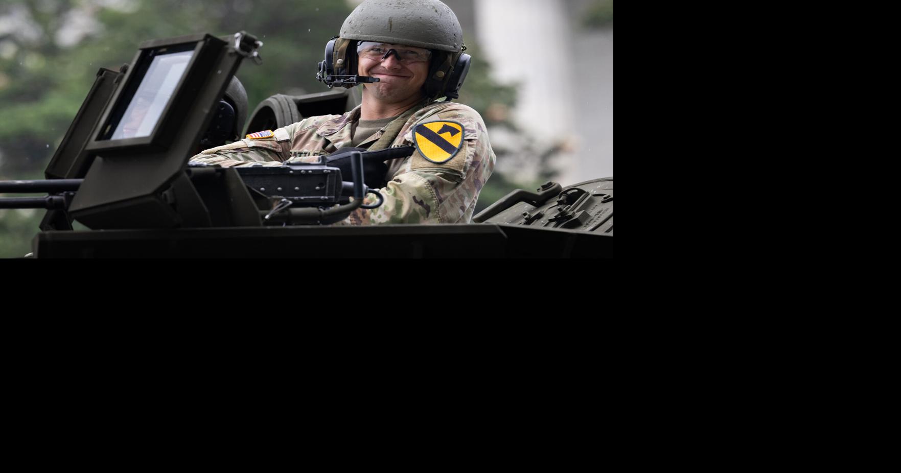 Army tank - 1st Calvary - Army birthday parade 6-14-2025 | | wdrb.com