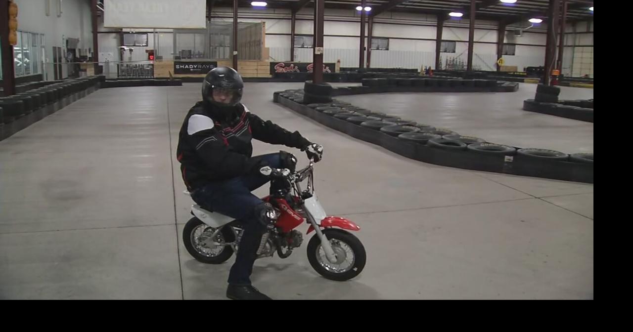 Bluegrass Mini Moto features pint sized motorcycles speeding around an ...