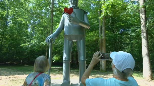 Bernheim Forest’s new 27-foot Tin Man sculpture encourages connection ...