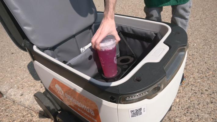 Robots take over UK’s campus, delivering intrigue and food | Education ...