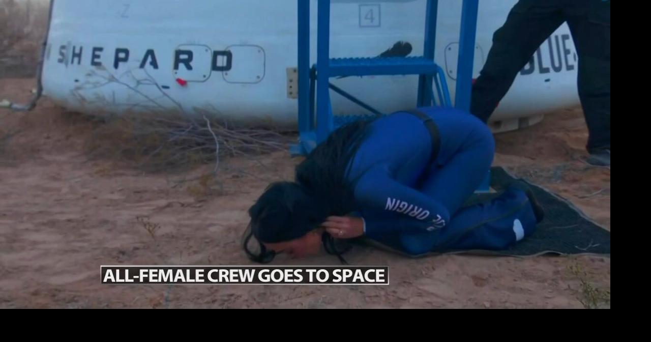 First ever all-female celebrity crew blasts off into space | | wdrb.com