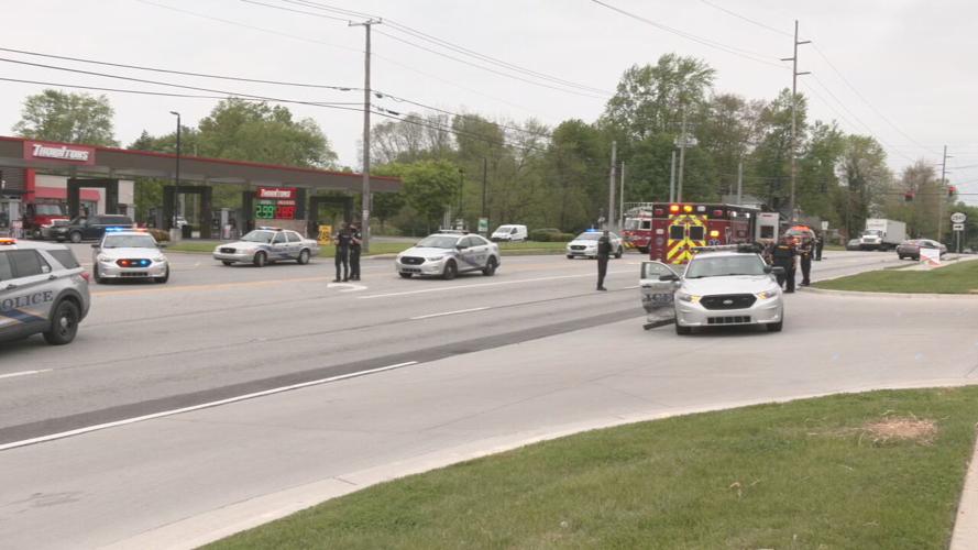 LMPD vehicles crash into each other before officers abandon pursuit of ...