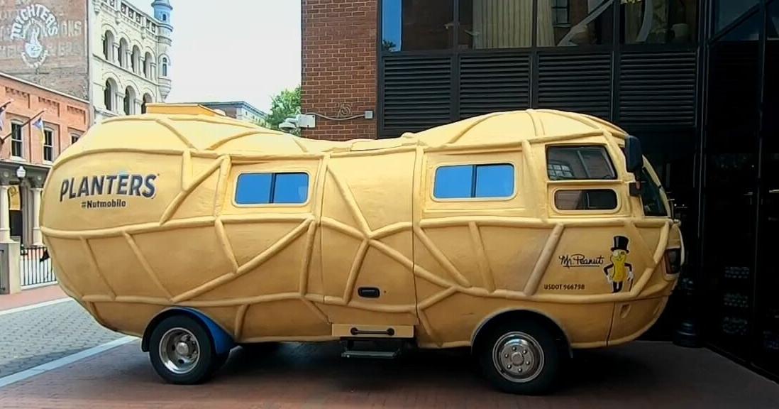 Planters Nutmobile makes a stop at Louisville Slugger Museum ...