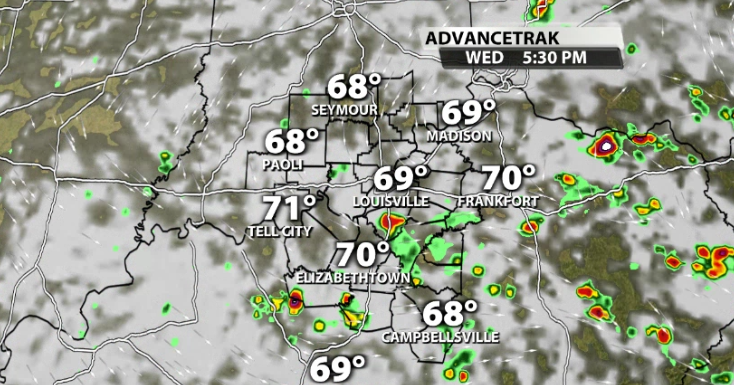 Showers & Storms Continue Through Wednesday | Weather Blog | wdrb.com