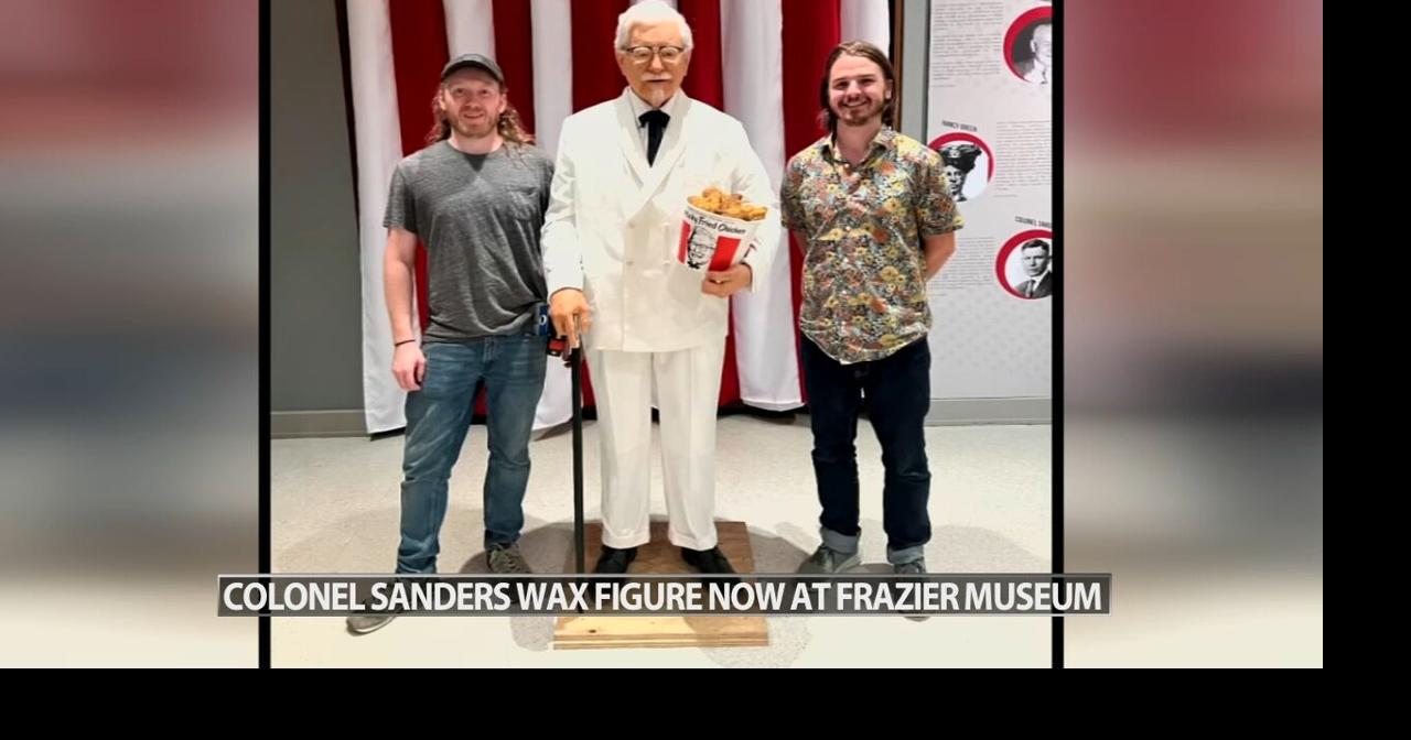 Colonel Sanders wax figure now featured at the Frazier History Museum ...