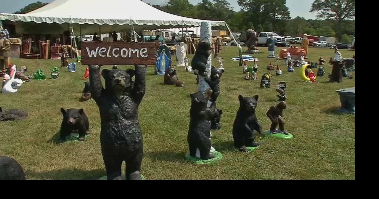 Concrete statue creators dodge Hurricane Dorian to make it to annual ...