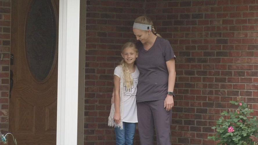 9-year-old southern Indiana girl helping those wearing masks, one ...