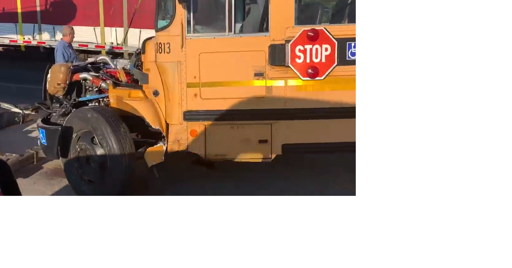 No injuries reported after crash involving JCPS bus on I-65S near ...