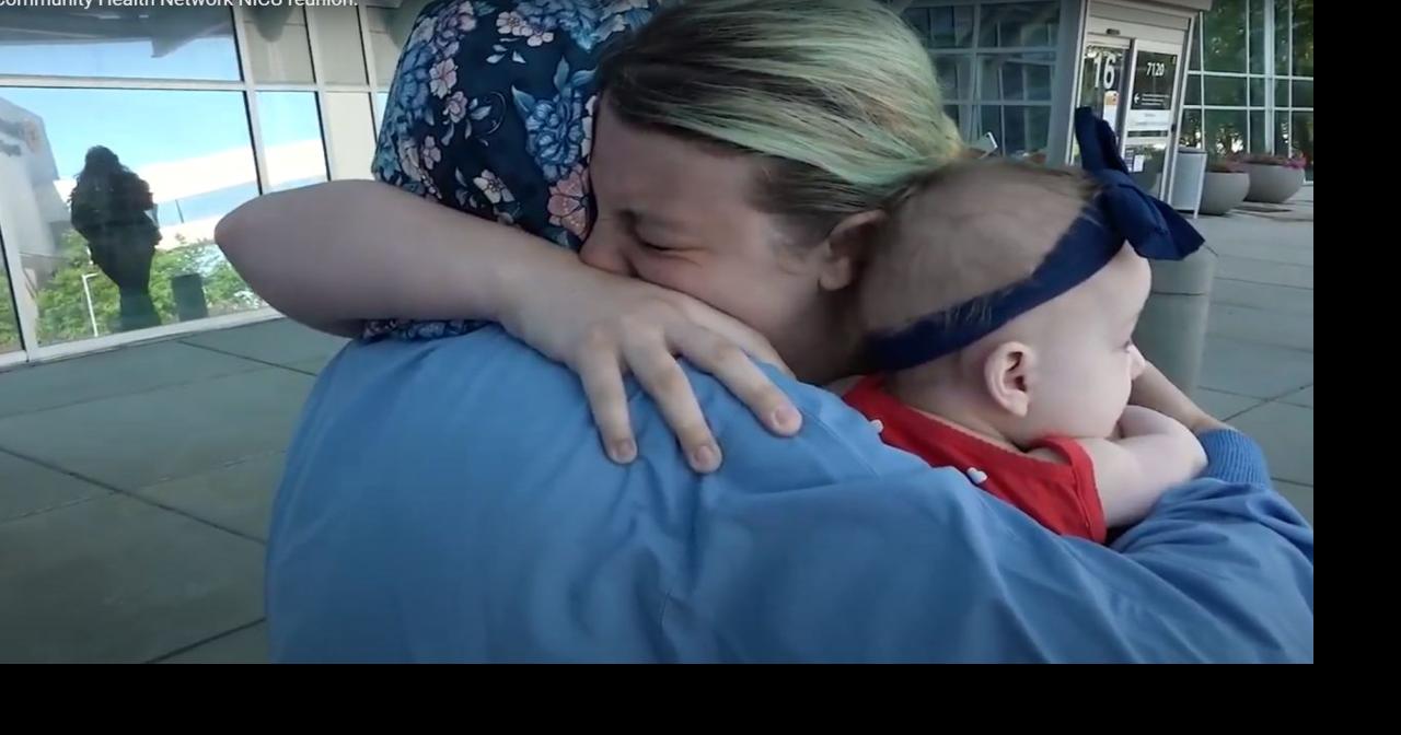 Mom brings baby to Indianapolis nurse who helped them through NICU ...