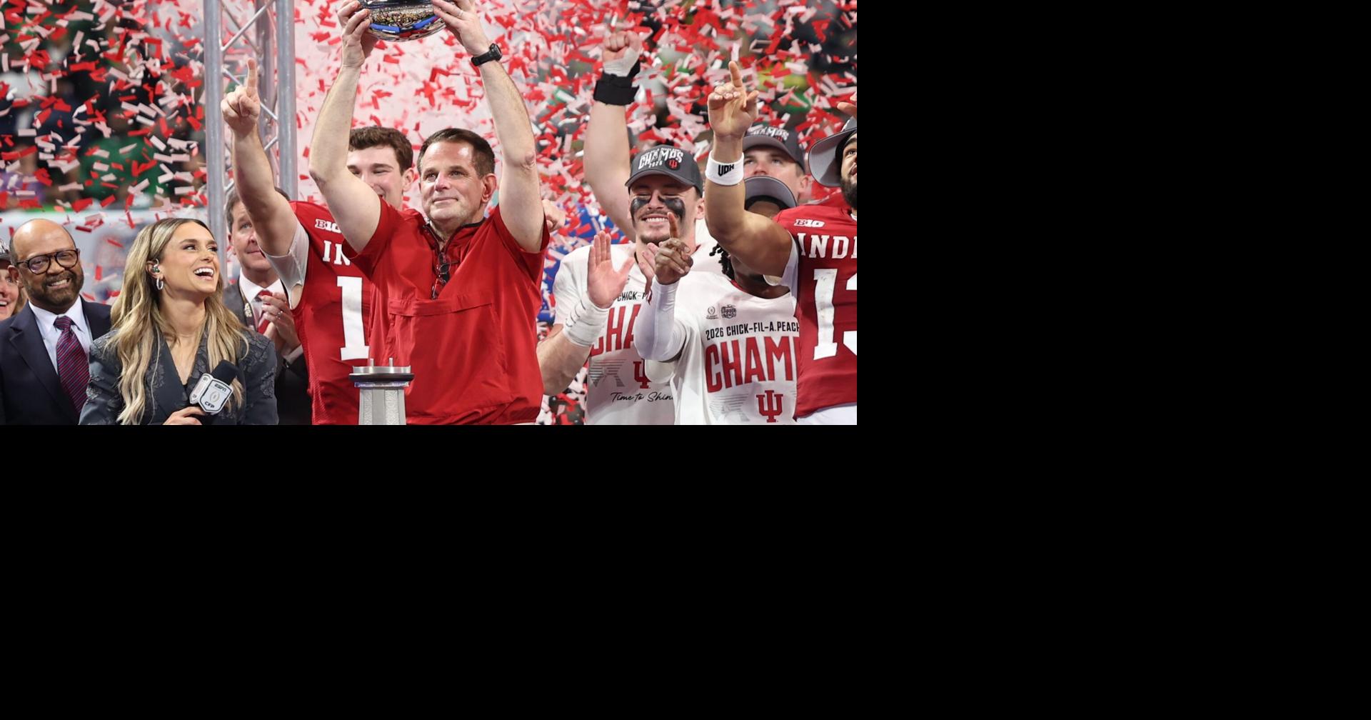 IMAGES | Indiana football dominates Oregon in Chick-Fil-A Peach Bowl ...