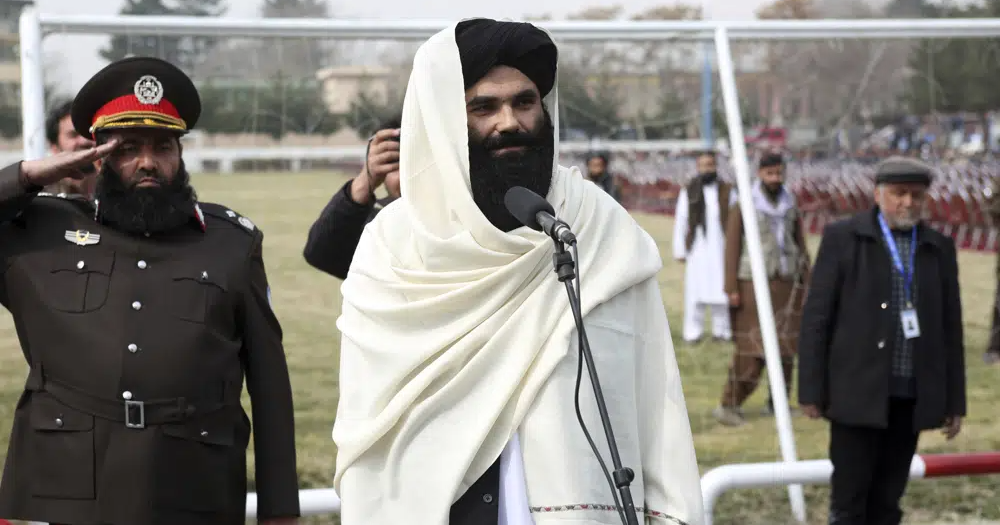 Taliban acting Interior Minister Sirajuddin Haqqani at graduation ...