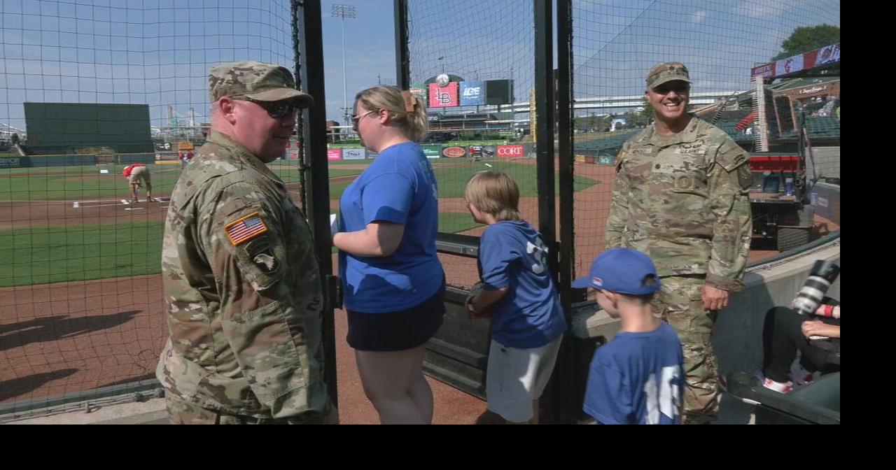 Veterans honored, recruits enlisted into military at Louisville Bats ...