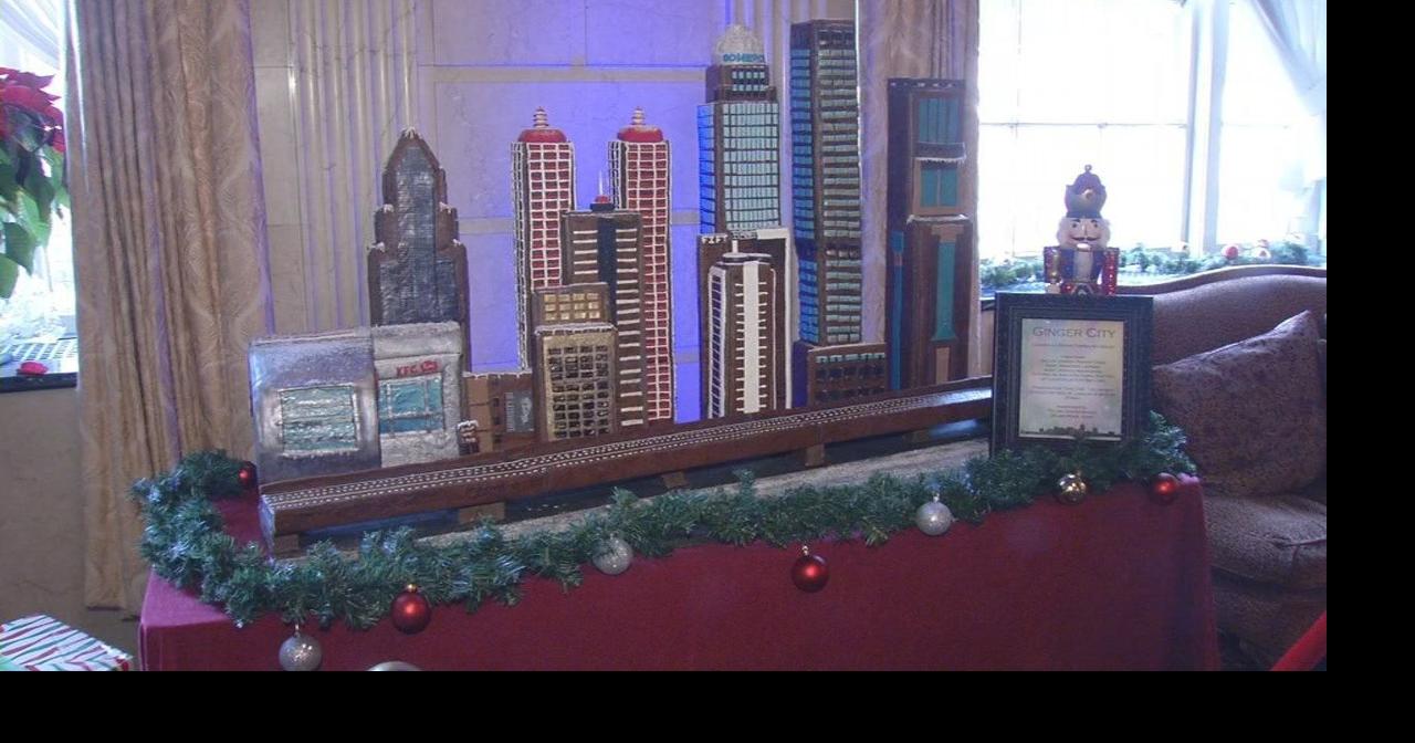 Brown Hotel creates massive gingerbread replica of Louisville skyline ...