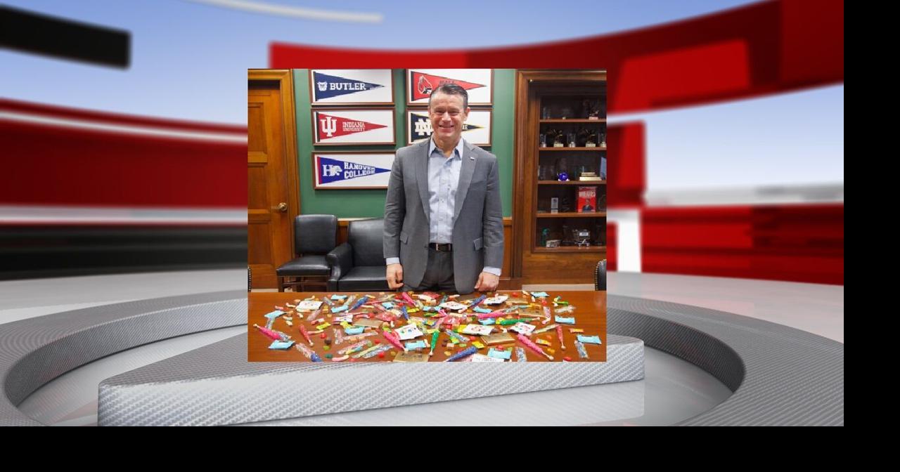 Sen. Todd Young stocks Senate's 'candy desk' with Hoosiers sweets ...