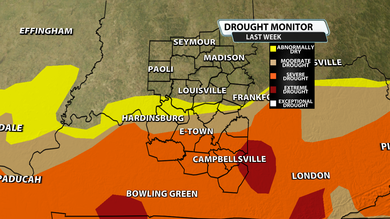 Spring Drought? Showing you who has no drought and extreme drought ...