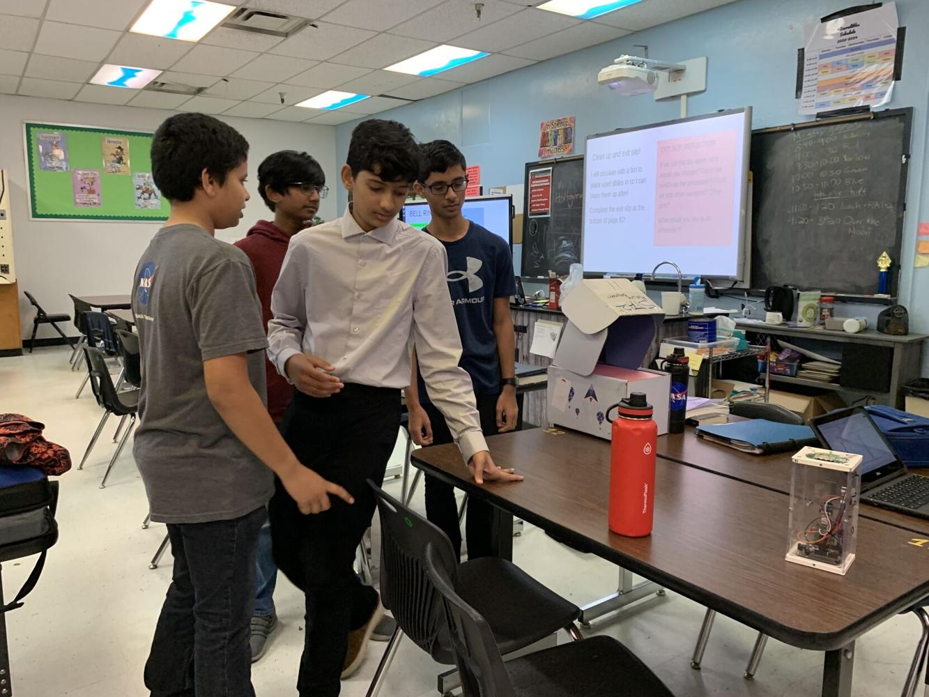 Meyzeek Middle School students work with NASA to successfully launch ...
