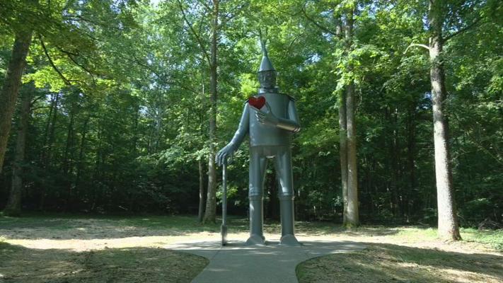 Bernheim Forest’s new 27-foot Tin Man sculpture encourages connection ...