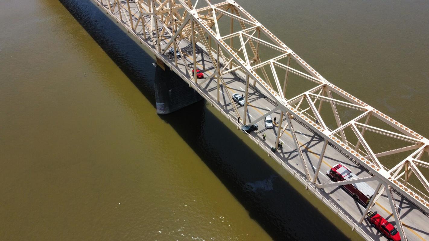 2nd Street Bridge reopens after woman crashes into guardrail | Local ...