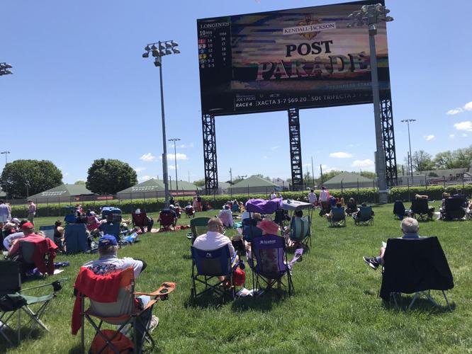 Despite COVID-19 guidelines, infield party goes on at Churchill Downs ...