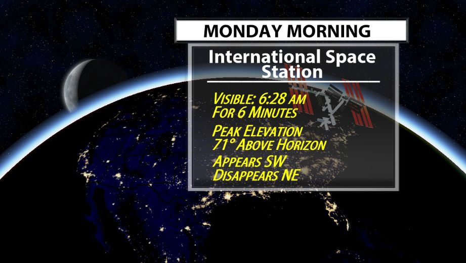 TWO High Altitude ISS Passes | Weather Blog | wdrb.com