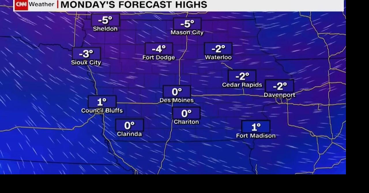 A weekend of ferocious winter weather could see low-temperature records ...
