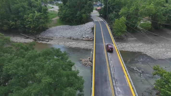 Blackiston Mill Bridge in southern Indiana reopens months after dam ...