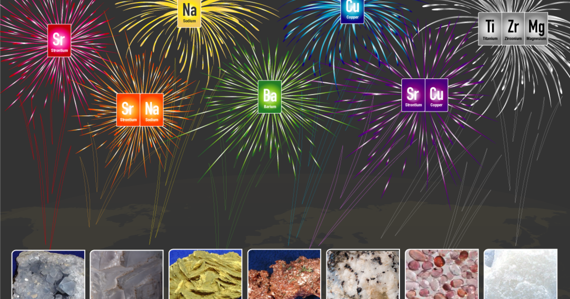 how to color fireworks