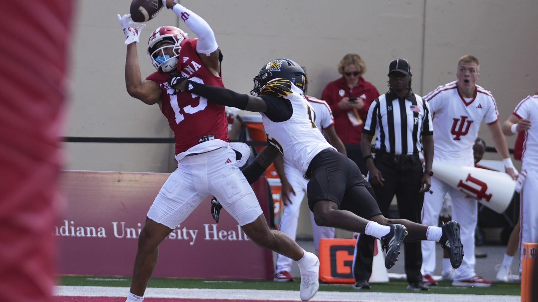 Mendoza, Sarratt power Indiana football past Kennesaw State, 56-9 | IU ...