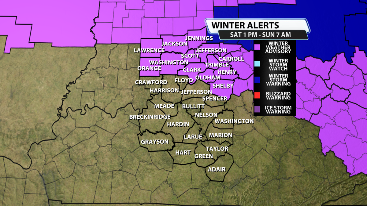 Winter & Cold Weather Alerts Issued For This Weekend | Weather Blog ...