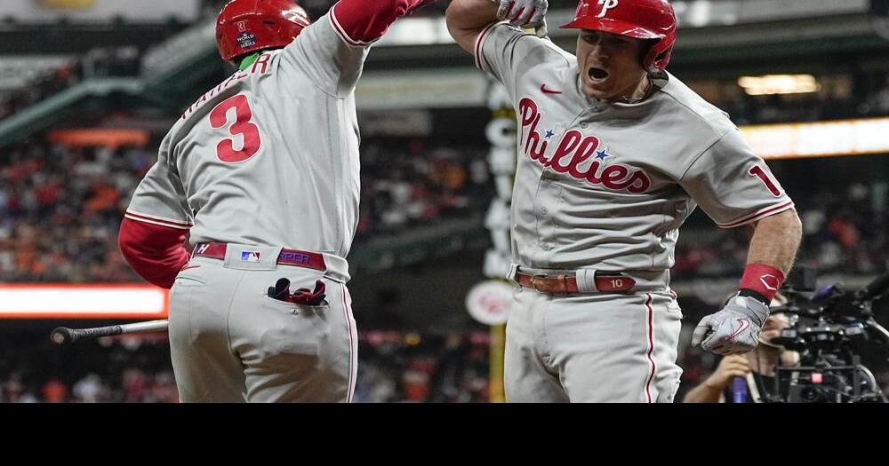 Realmuto, Phils rally past Astros in 10 to open World Series | | wdrb.com