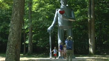 Bernheim Forest’s new 27-foot Tin Man sculpture encourages connection ...