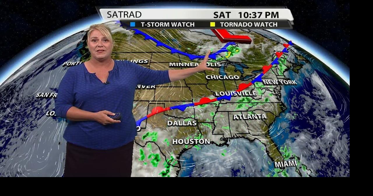 Kim Stevens' Saturday evening forecast | Weather | wdrb.com