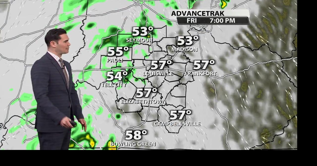 WDRB Meteorologist Rick DeLuca's Louisville weather forecast for Friday ...