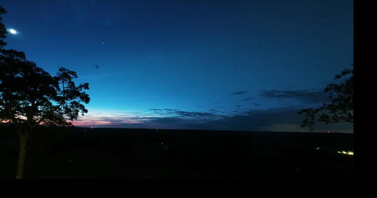 WATCH | Time lapse of Northern Lights in southern Indiana | Wdrb-video ...