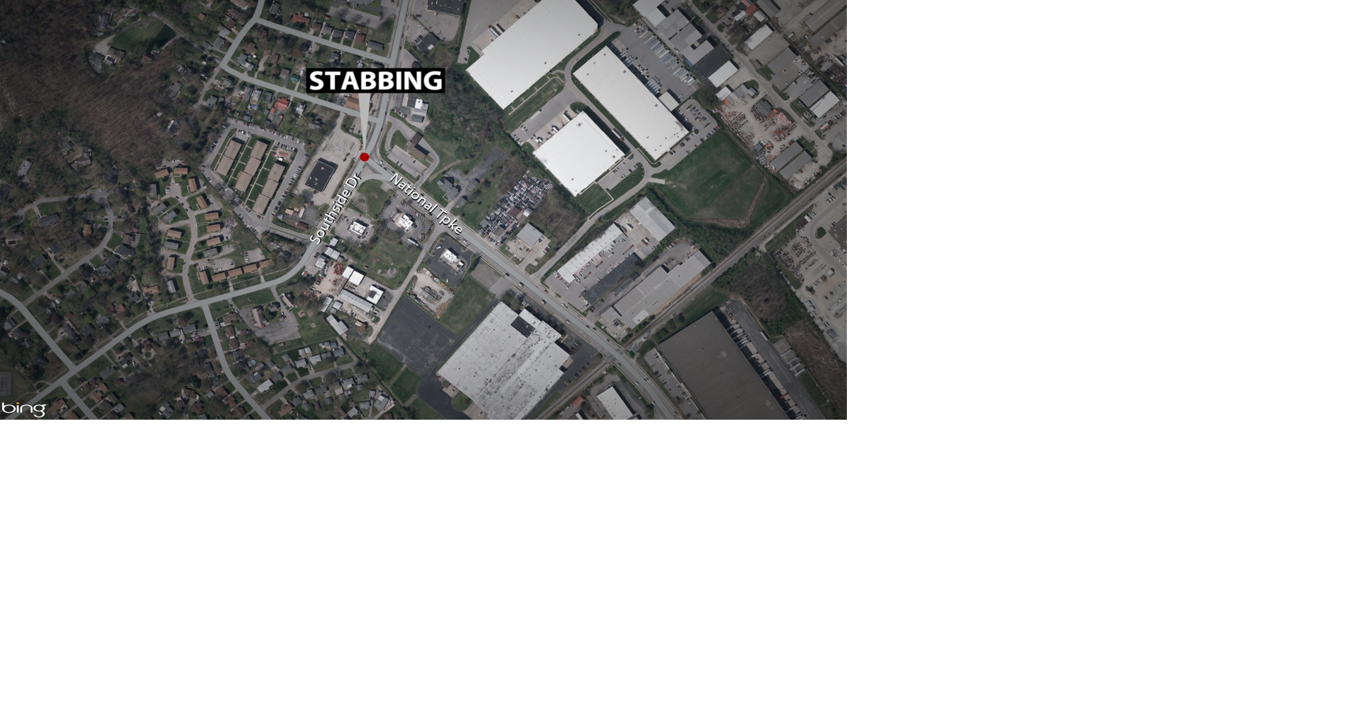 Map of where man was stabbed | | wdrb.com