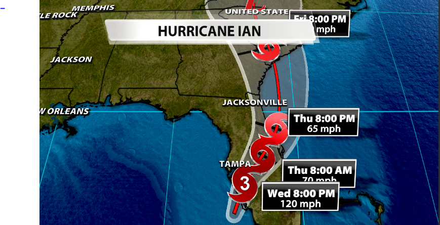 Hurricane Ian to make historic landfall in Florida | Weather Blog ...