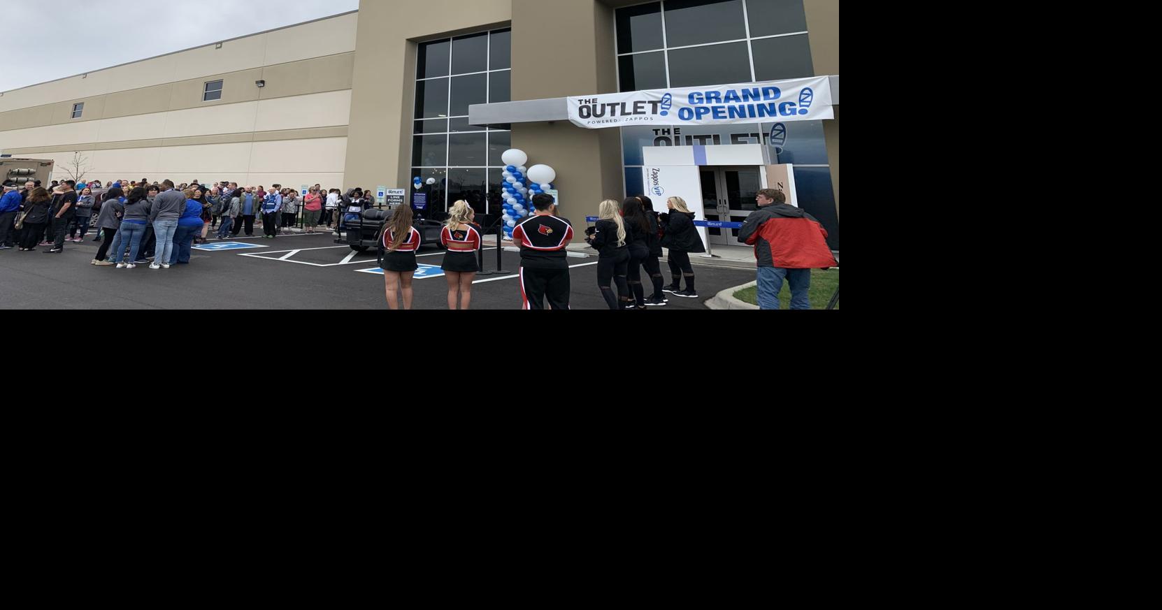 IMAGES | Shoppers flock to grand opening of Louisville's new Zappos ...