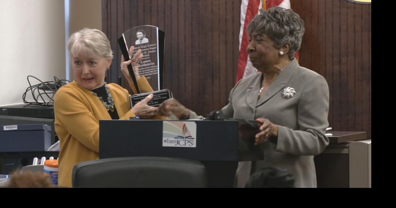 Central High School awards first-ever Alberta O. Jones Award to former ...