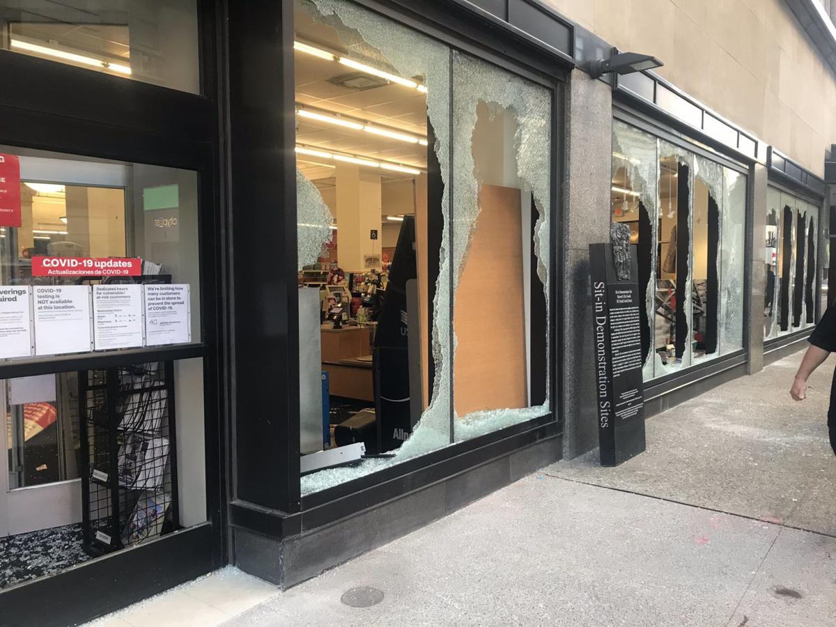 IMAGES | The morning after: Damage from Friday protests in downtown ...