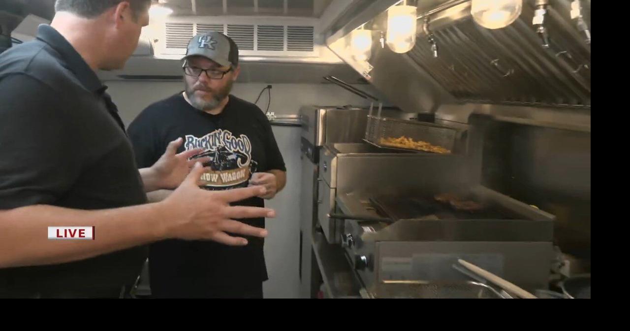 Keith Kaiser learns how to prep the rodeo burger | Morning | wdrb.com