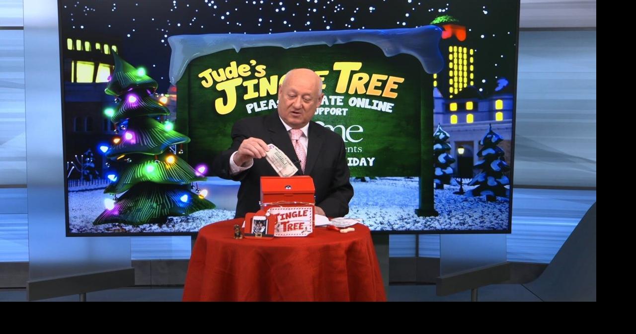 Mike Marshall opens ornaments and messages for Jude's Jingle Tree ...