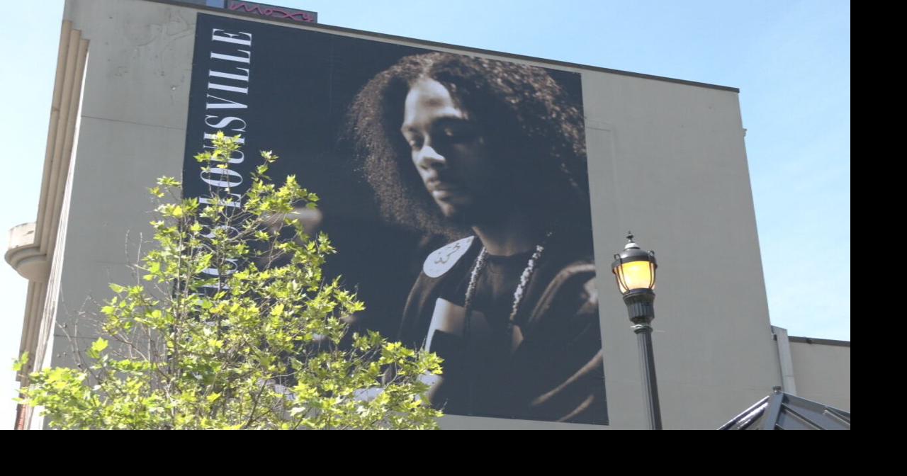 Hometown Hero banner unveiled for Static Major in downtown Louisville ...